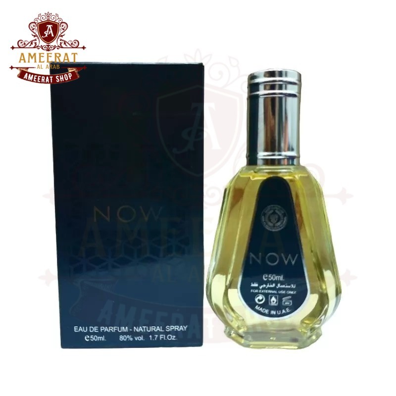 Now Black Al Zaafaran Eau De Perfume Spray 50ml- Now Black | Shopee ...