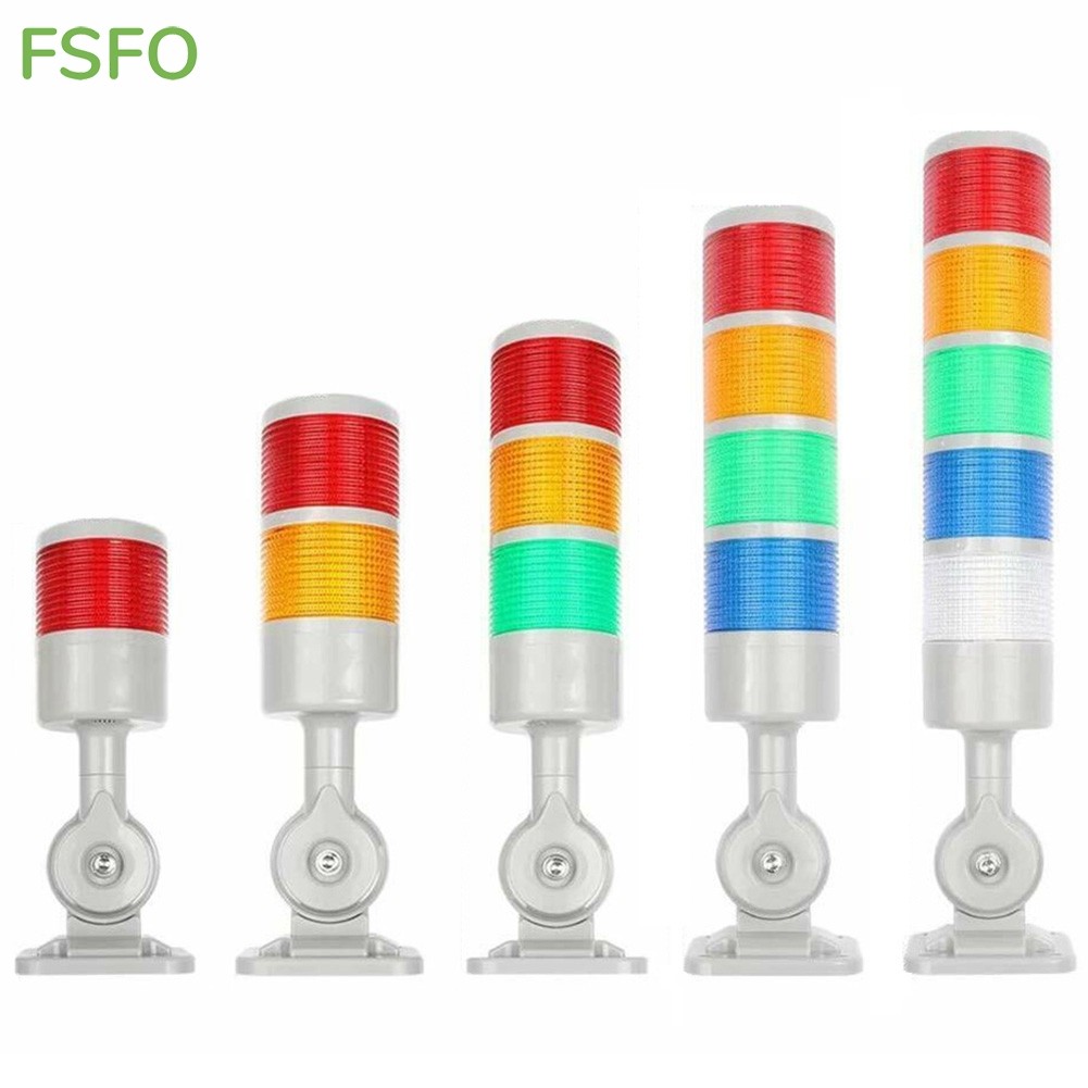 [FSFO] 220V Led Signal Tower Stack Lights Column Lamp Andon Lights with ...