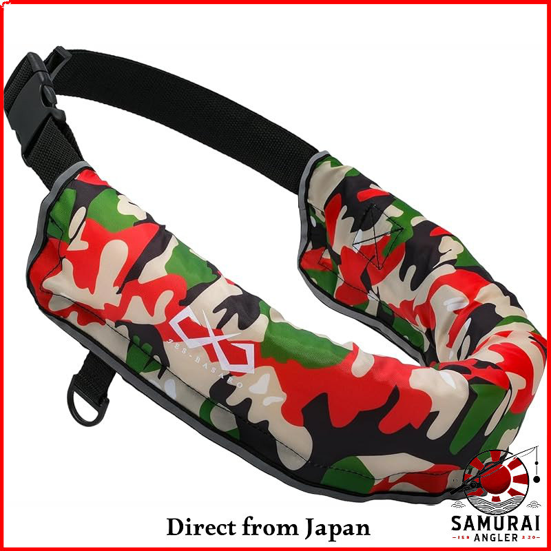 JES-BASARO Manual Inflatable Life Jacket for Fishing - Adult & Children - Waist Belt Type - Made ...