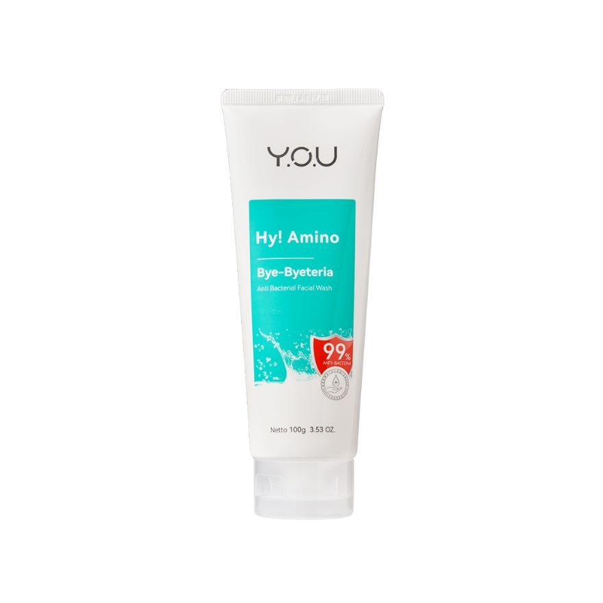 Y.O.U Hy! Amino Bye-Byeteria Anti-Bac Facial Wash 100g | Shopee Malaysia