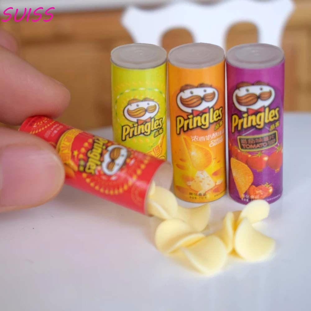 SUISS Miniature Potato Chips Bottle DIY Snacks 1：6 Doll Toy House ...