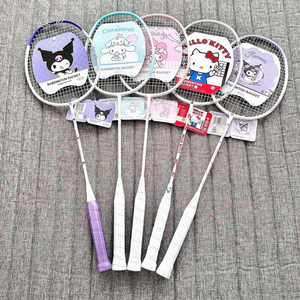 Mescar Sanrio Melody Co-Branded Badminton Racket Full Carbon Ultra ...