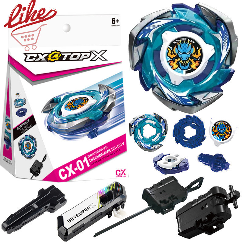 Beyblade X CX-01 Dran Brave Beyblade Xtreme with Launcher Led Grip Set ...