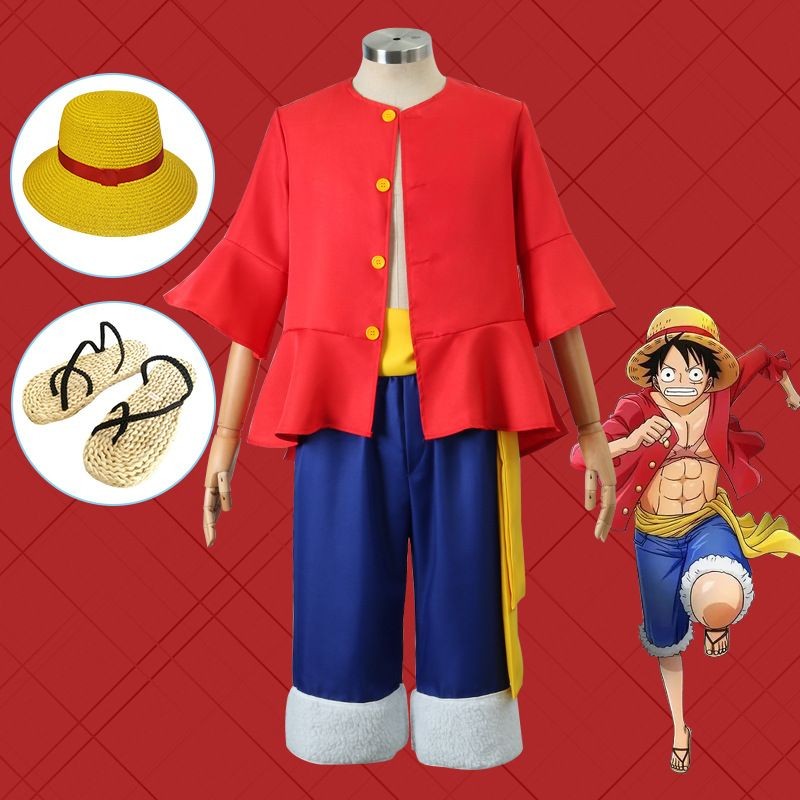 One Piece Luffy cos Clothing Two Years Later Second Generation Clothes ...