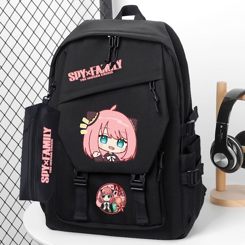 Backpack SPY x FAMILY Merchandise Cute Arnia Emoticon Bag Backpack ...