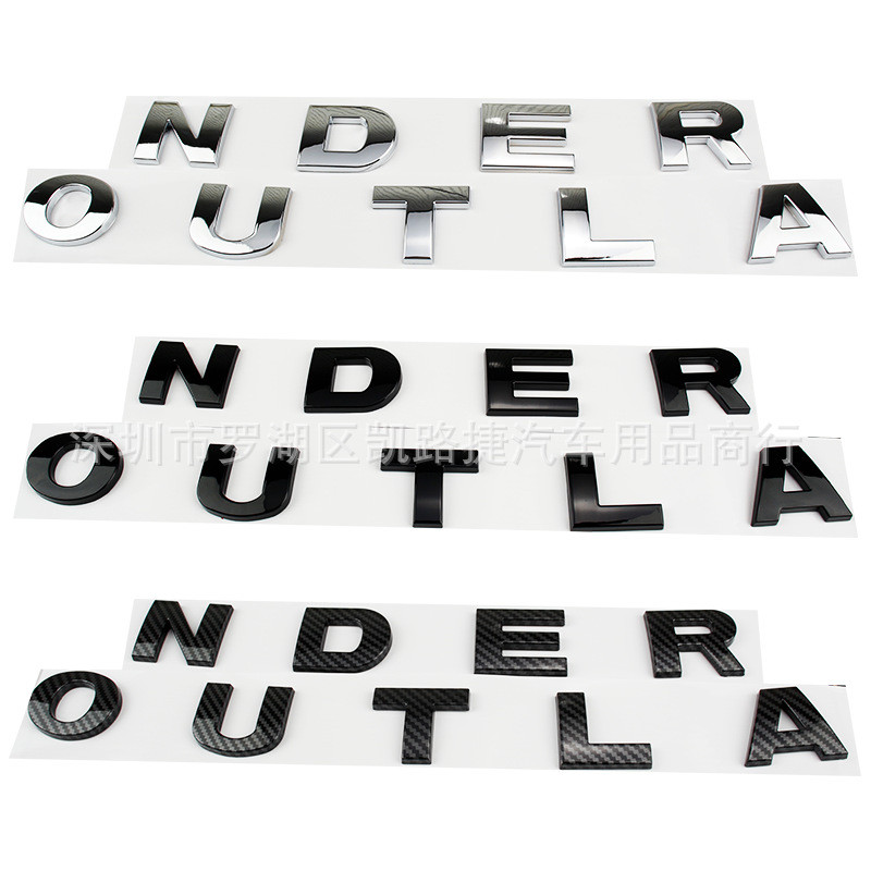 1 Piece 2023 New Style Mitsubishi OUTLANDER Front Hood Rear Trunk Logo ...