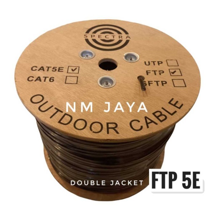 Spectra Outdoor Lan Cable Double Jacket FTP Cat 5e FTP Cat 6 305 Meters ...
