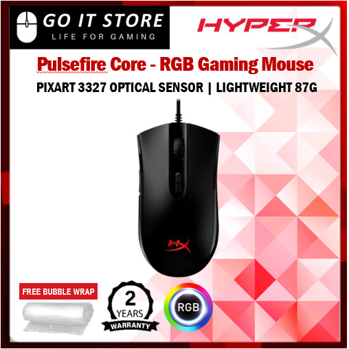 HyperX Pulsefire Core RGB Gaming Mouse (4P4F8AA) | Shopee Malaysia