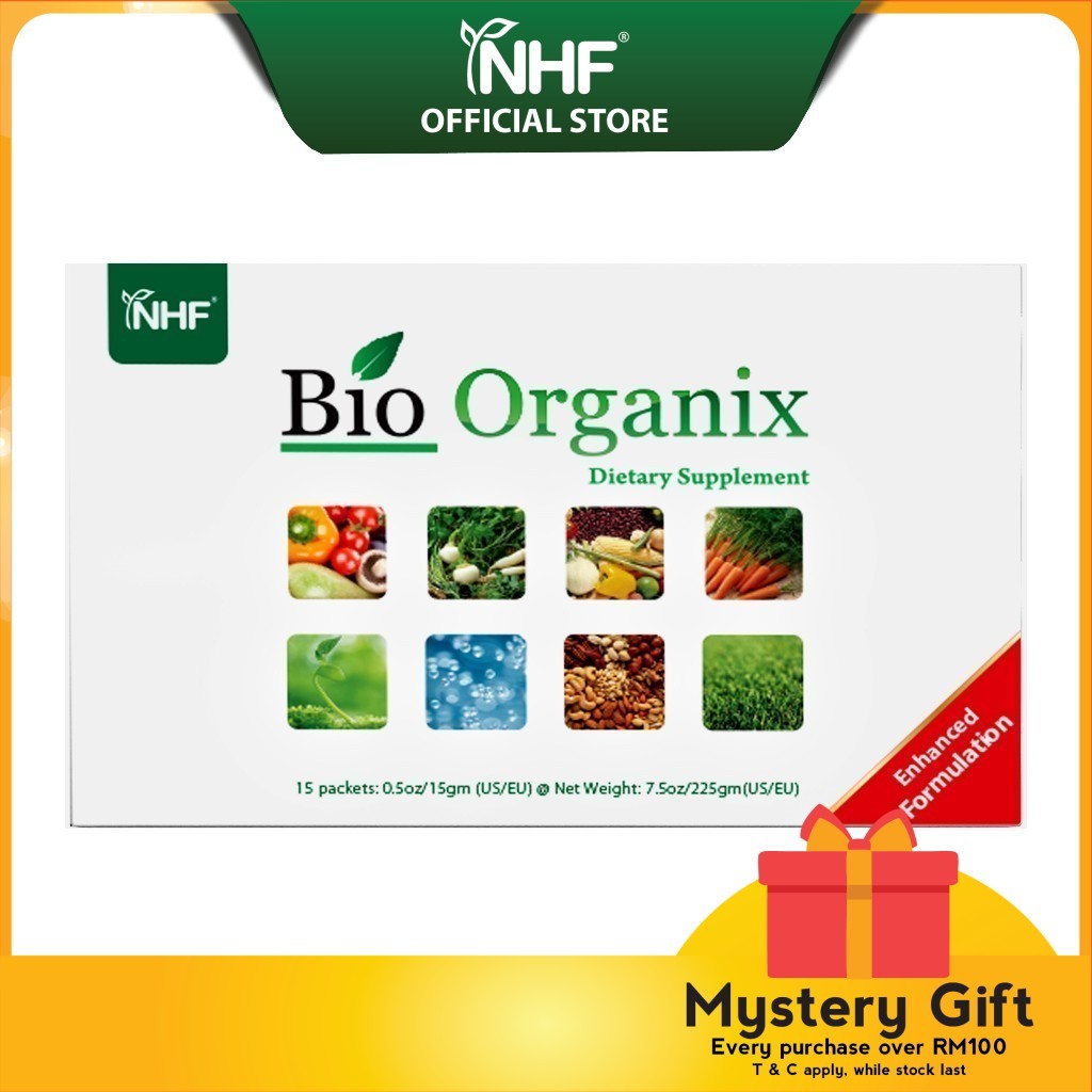 NHF Bio Organix-Enhanced Formula-High Fiber, Slimming Detox with ...