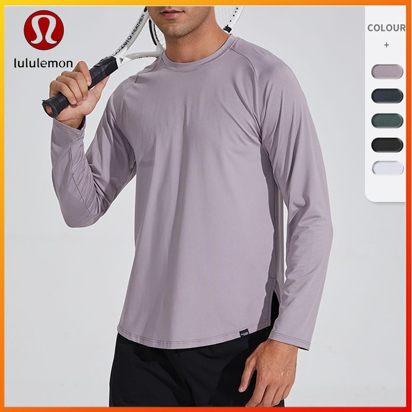 Lululemon Men's Autumn Quick-Dry Long-Sleeved T-Shirt for Sports ...