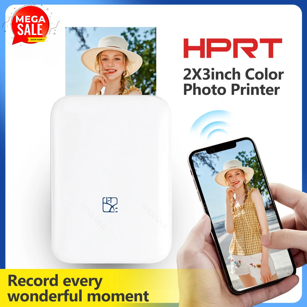 Original MT53 2x3 Inch Pocket Mini Color Photo Printer Smart Wireless ...