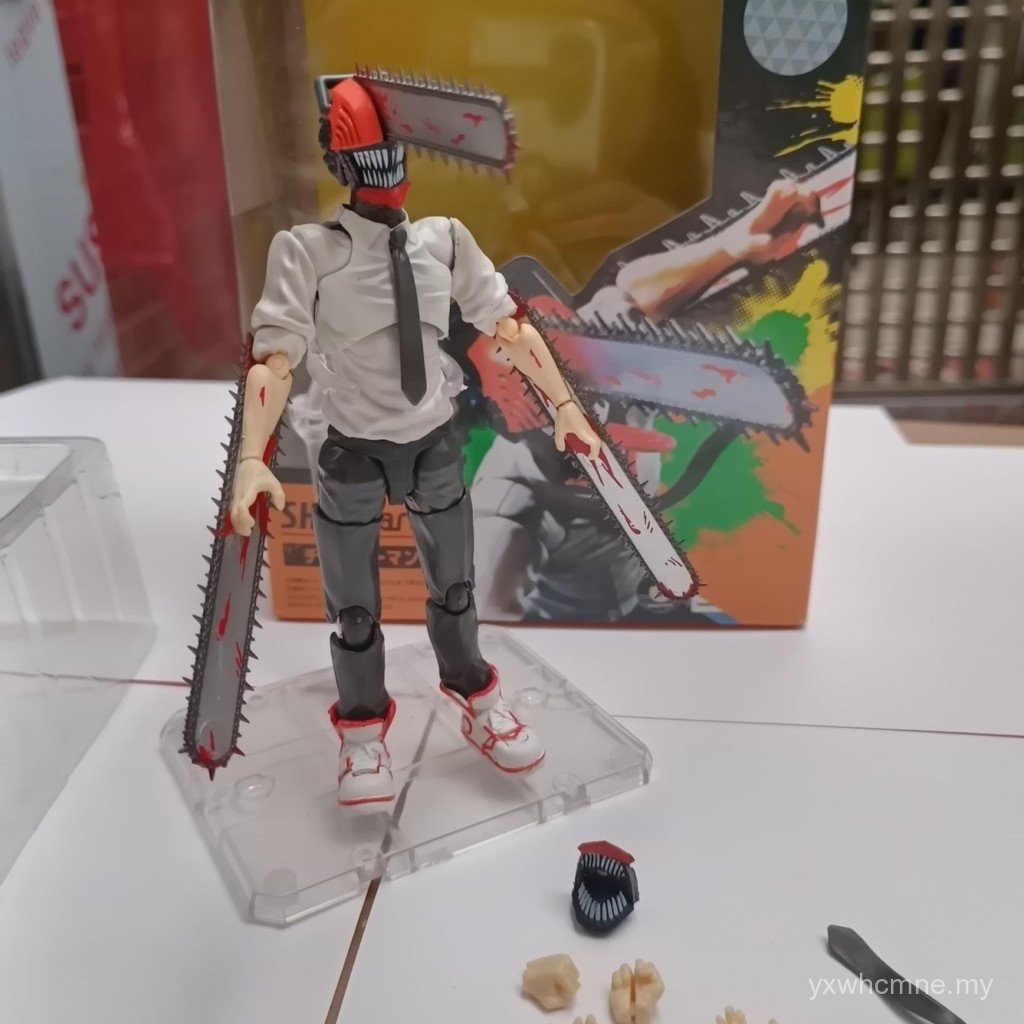 【Ready Stock】shf bandai chainsaw man makima action anime figure conan ...