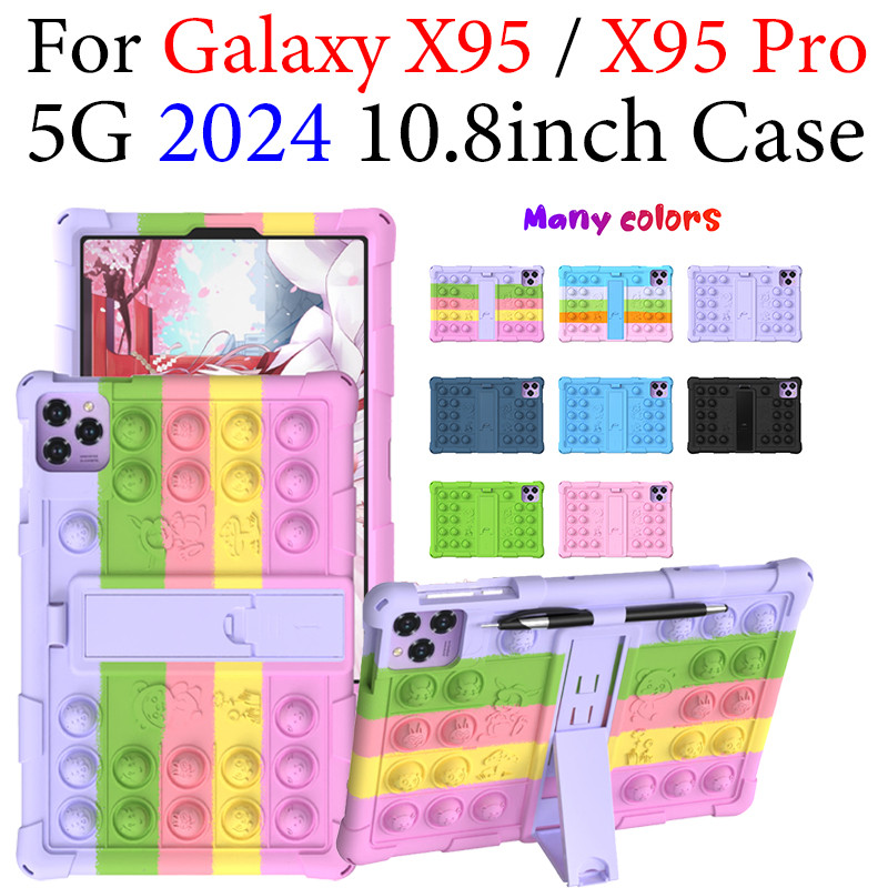For Galaxy Tab X95 X95 Pro 10.8'' 2024 5G Soft Silicone Case Android ...