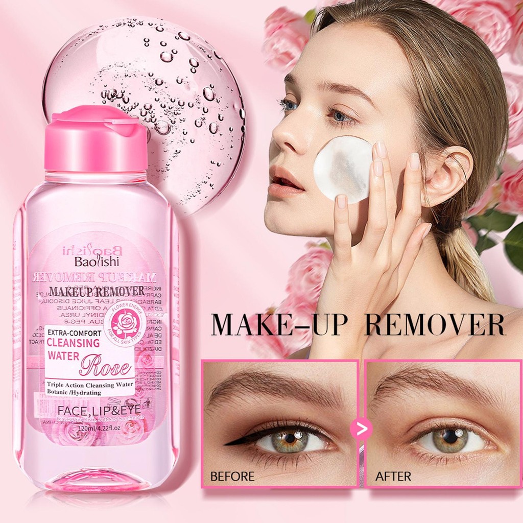 Makeup Remover Liquid Cleansing Facial Cleansing Liquid Water Hydrating ...