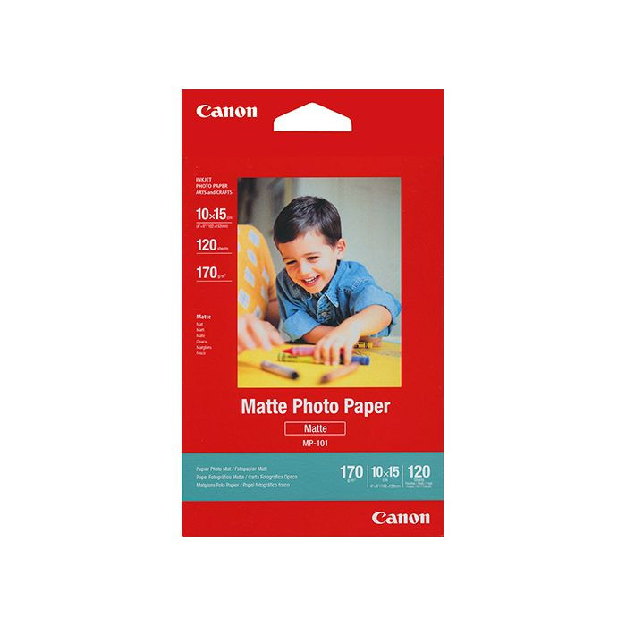 Canon MP-101 Matte Photo Paper | Non-reflective surface, Colours last ...