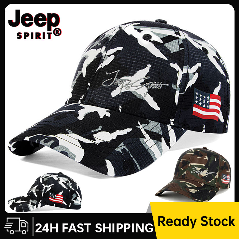 Jeep Spirit Camouflage Men's Baseball Hat USA Flag | Shopee Malaysia