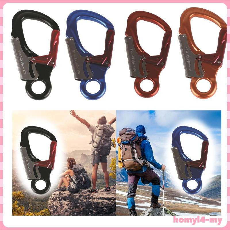 [HomyldfMY] Double Locking Carabiner, Auto Locking Carabiner, Spring ...