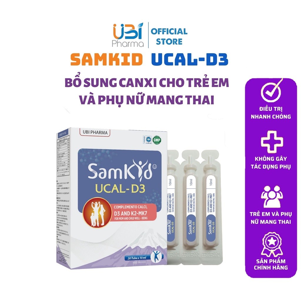 Calcium for babies SAMKID UCAL-D3 calcium supplement vitamin D3 to ...