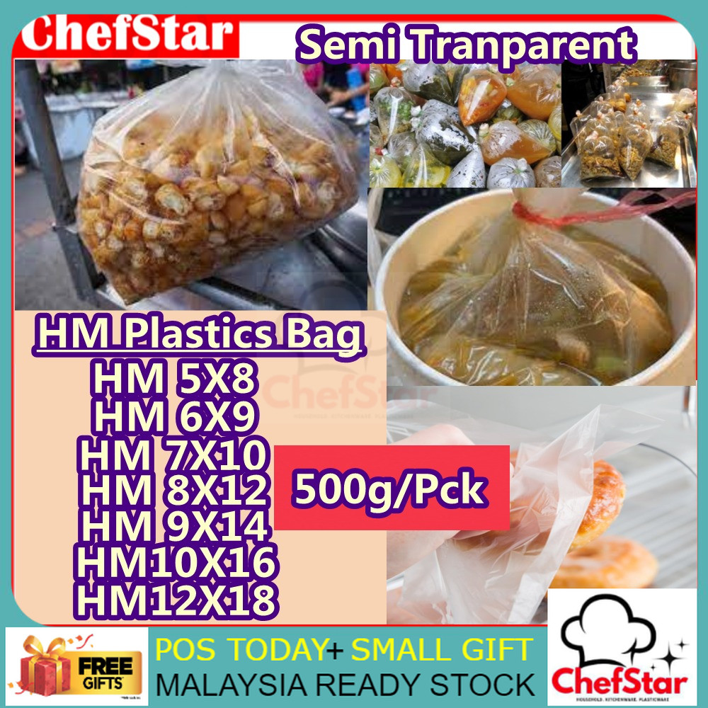 500gm HM5x8/6x9/7x10/8x12/9x14/10x16/12x18CM HM Plastic Beg HM BAG ...
