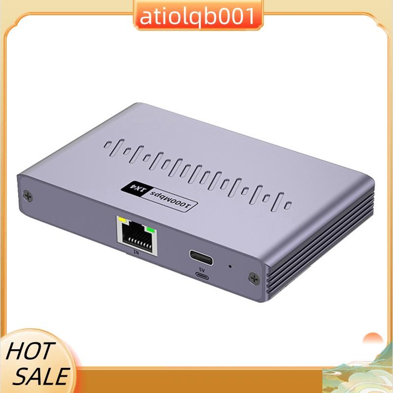 New Network Cable Splitter 1 to 4 Gigabit Network Distributor ...