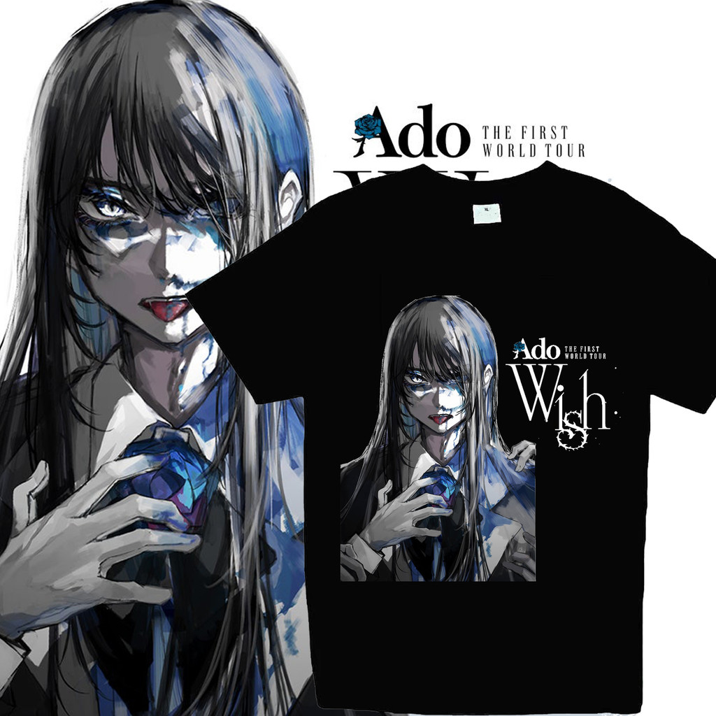 Ado THE FIRST WORLD TOUR "Wish" Bangkok Fan Short sleeved T-shirt s ...