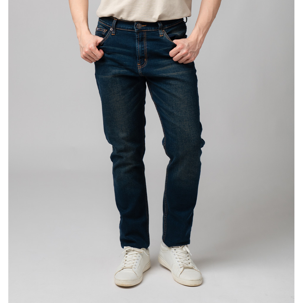 Dapper | Slim Fit Blue Jeans - J35276S | Shopee Malaysia