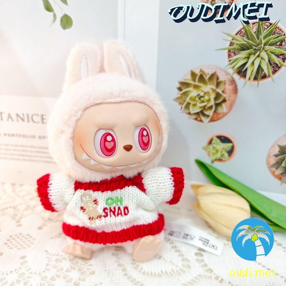 OUDIMEI Labubu Time Clothes, Handmade Cloth Labubu Plush Doll Outfit ...
