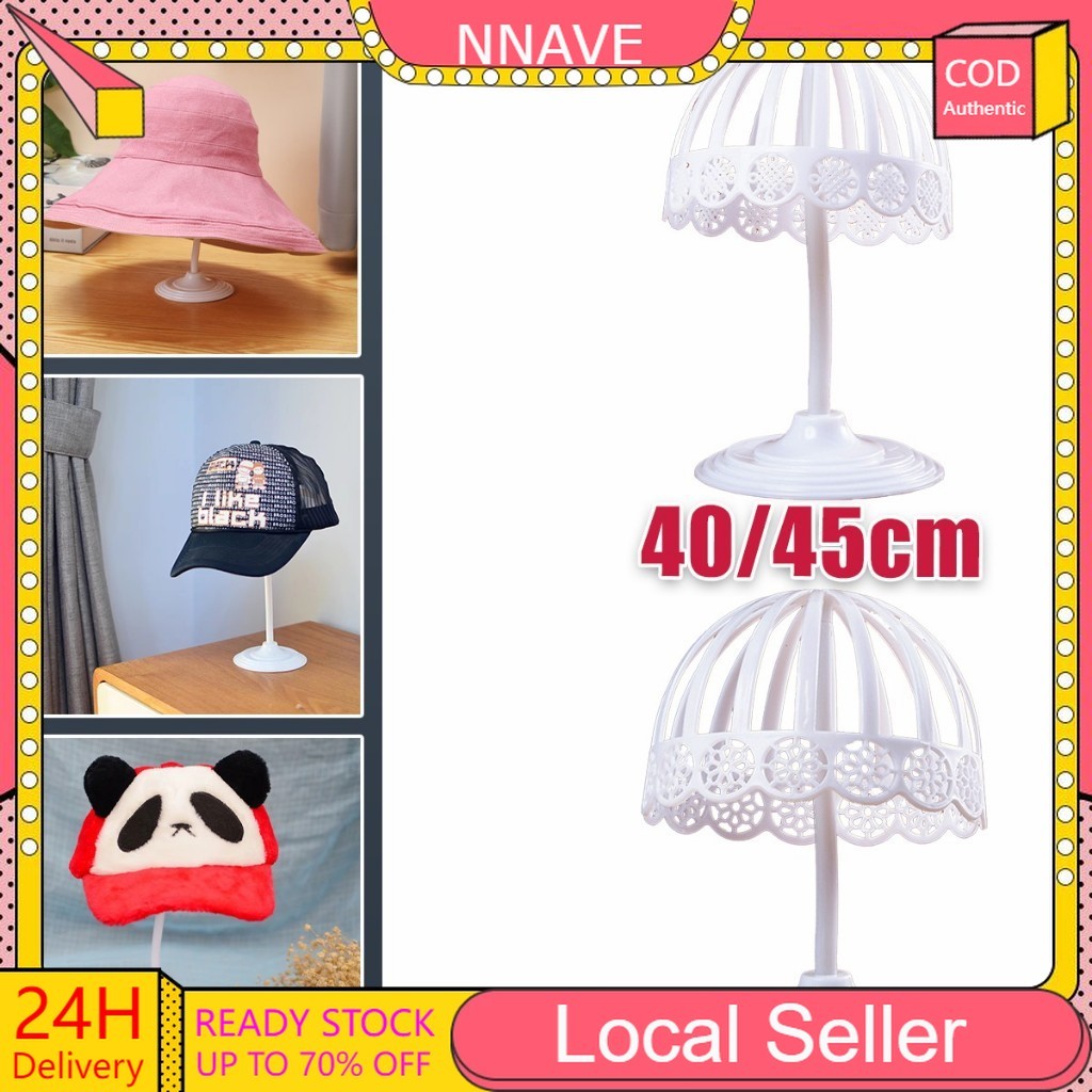 Table Top Hat Display Stand Hat Rack Stand Cap Holder Rack Hollow Dome ...