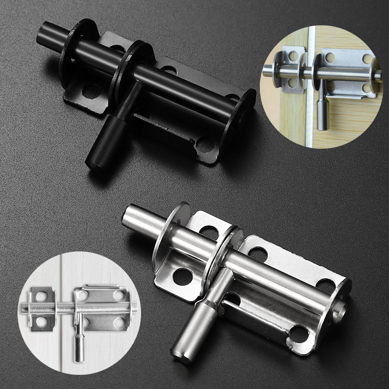SUM Stainless Steel Door Latch Solid Sliding Bolts Latch Hasp Home ...