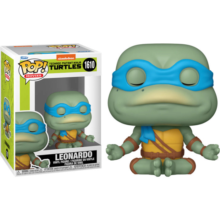 Funko Pop! Movies: Teenage Mutant Ninja Turtles - Leonardo (Meditating ...