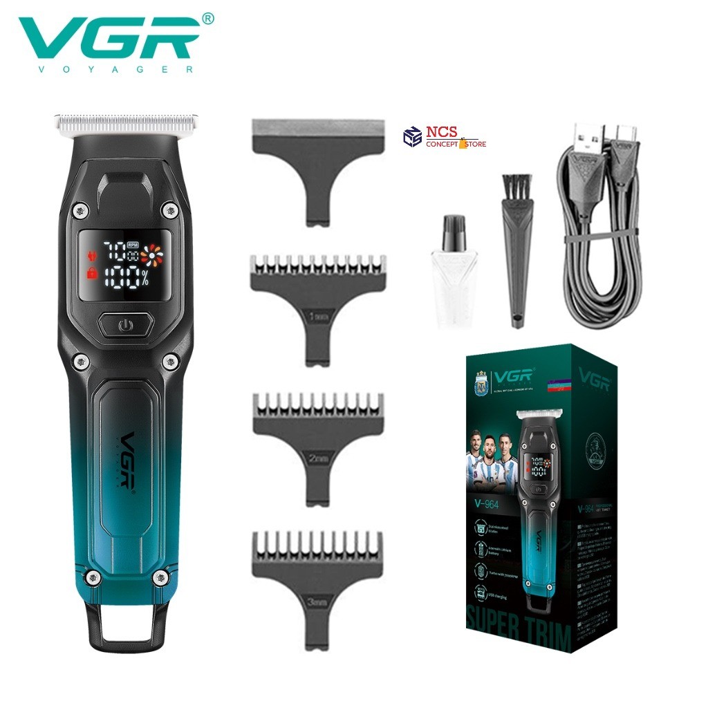 [NEW MODEL] VGR V-964 Hair Clipper Cordless Rechargeable Professional ...
