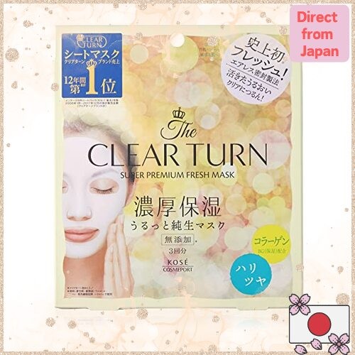 Clear Turn Kose Kose Clear Turn Premium Fresh Mask Halitya 3 pieces ...