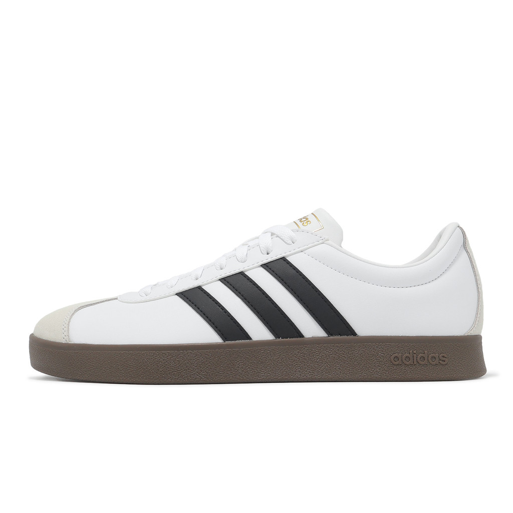 adidas Casual Shoes VL Court Classic Men's Women's White Black Rubber ...