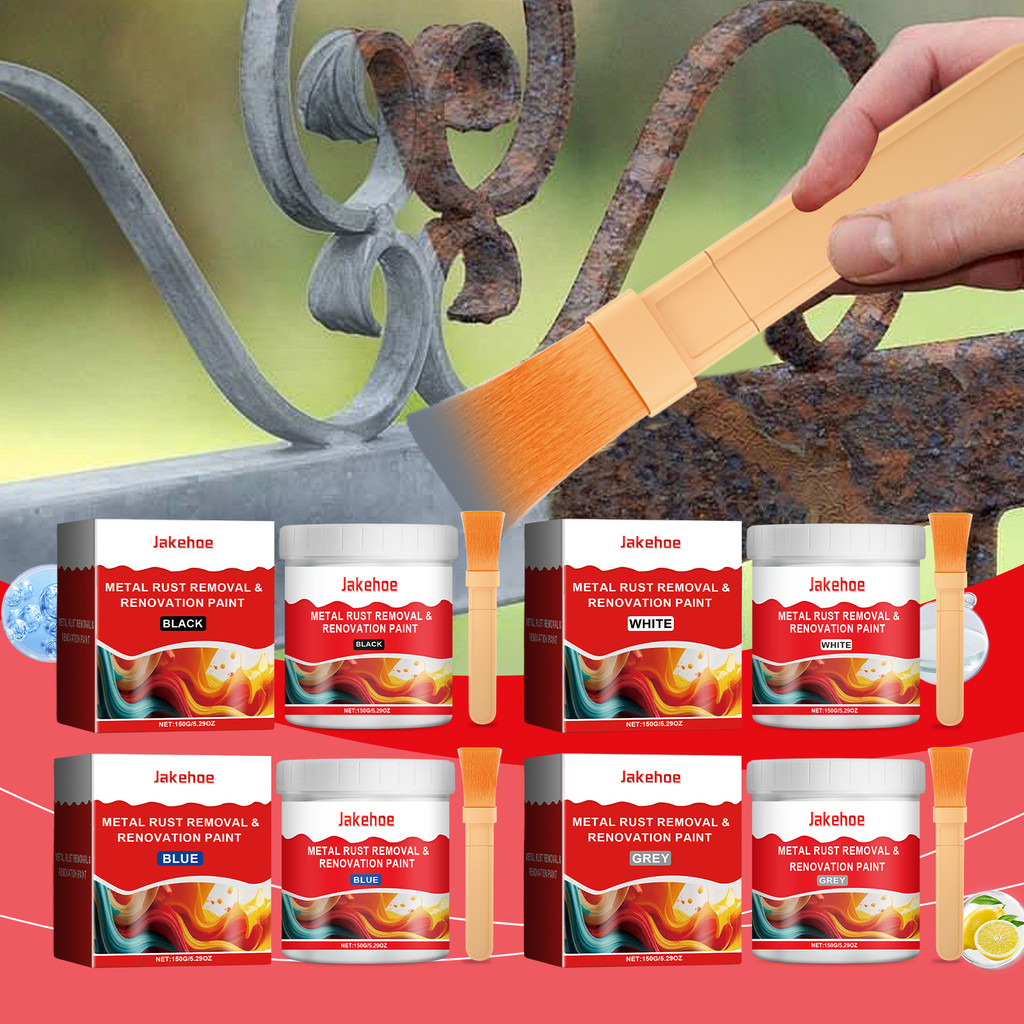 JAKEHOE Waterborne Metal Rust Preventive Paint Waterproof Rustproof ...