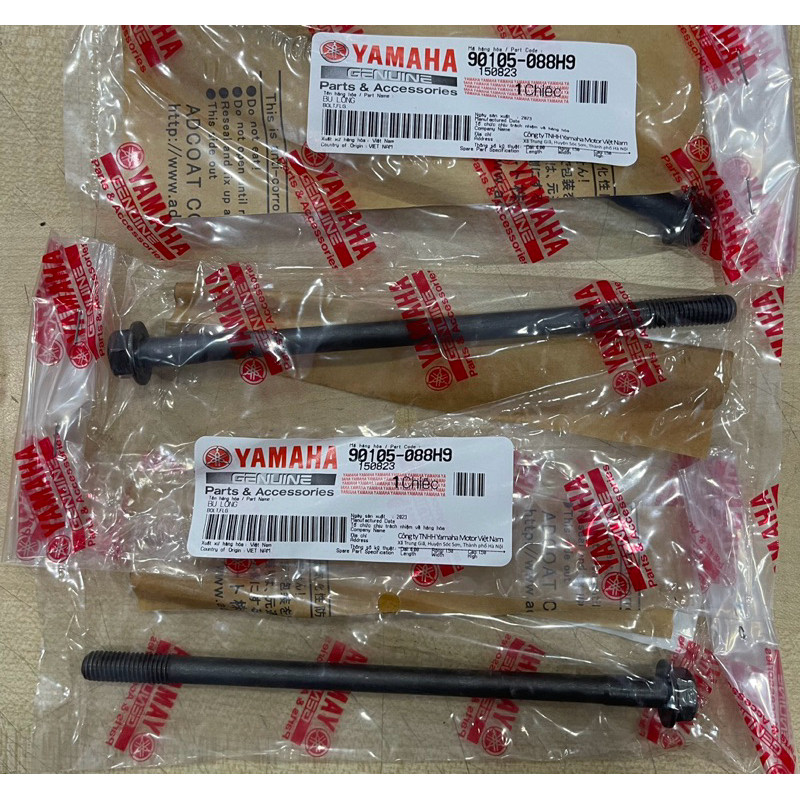 100% ORIGINAL YAMAHA Y16ZR R15 CYLINDER HEAD BOLT 0 90105-088H9 Y16 R ...