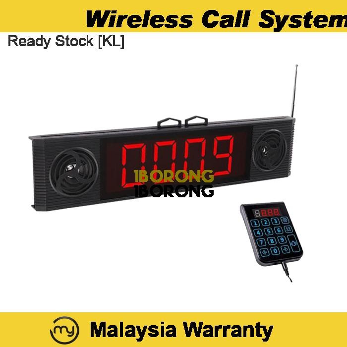 Pager Queue System LCD Wireless Calling Number Display English | Shopee ...
