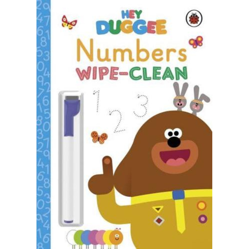 [100% Original Books] - Hey Duggee: Numbers Wipe-Clean Board Book - Hey ...