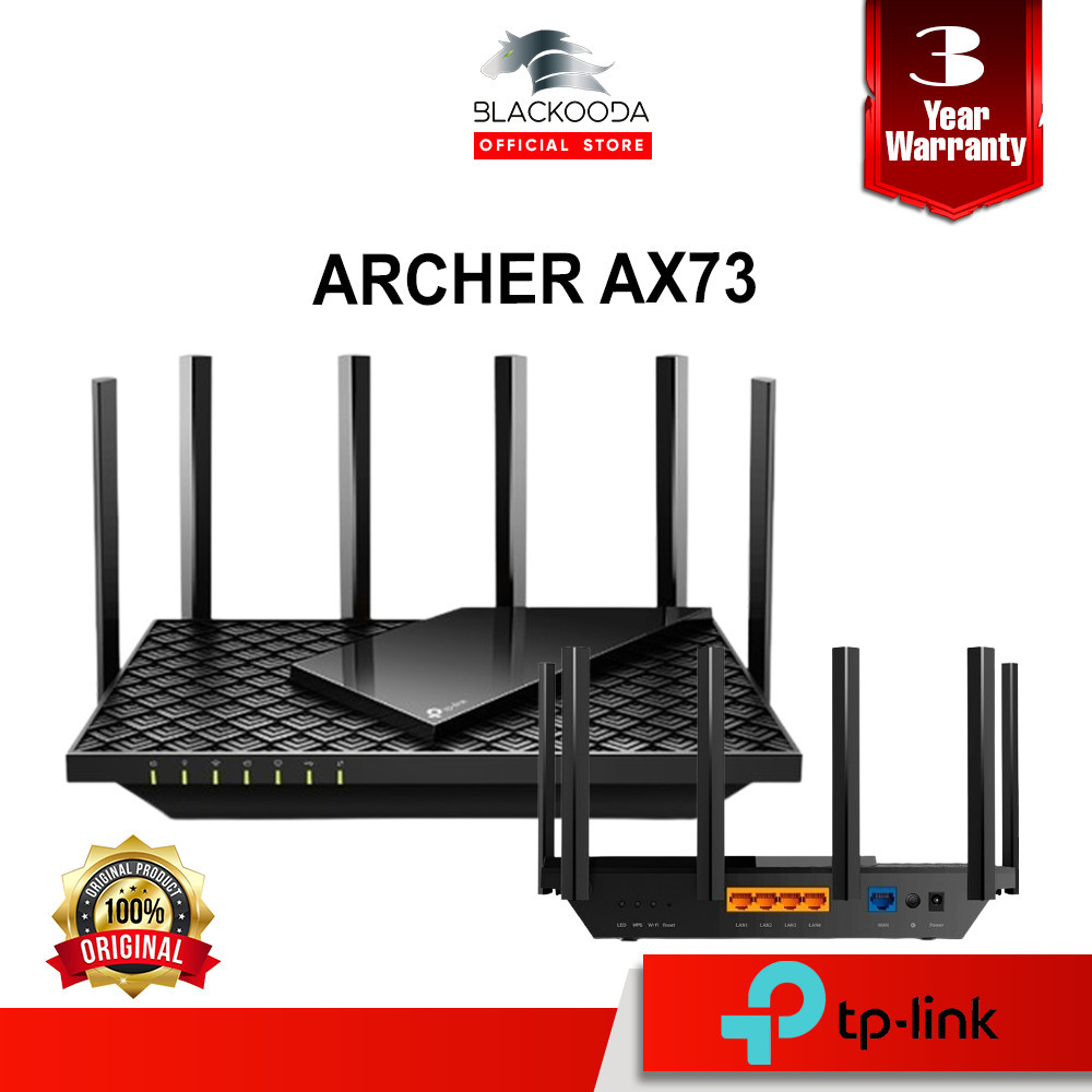 TP-Link Archer AX73 AX5400 Dual-Band Gigabit Wi-Fi 6 Router with ...