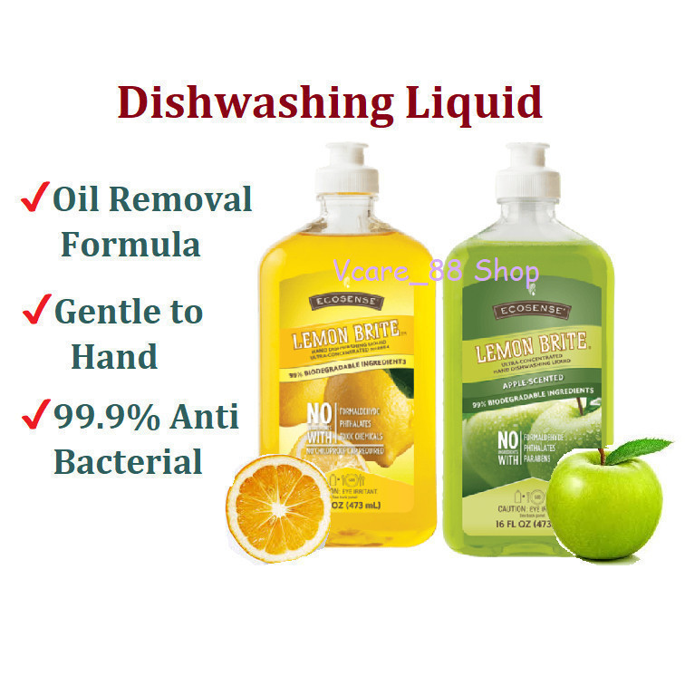 Melaleuca Lemon Brite™ Hand Dishwashing Liquid / Apple Scented Lemon ...