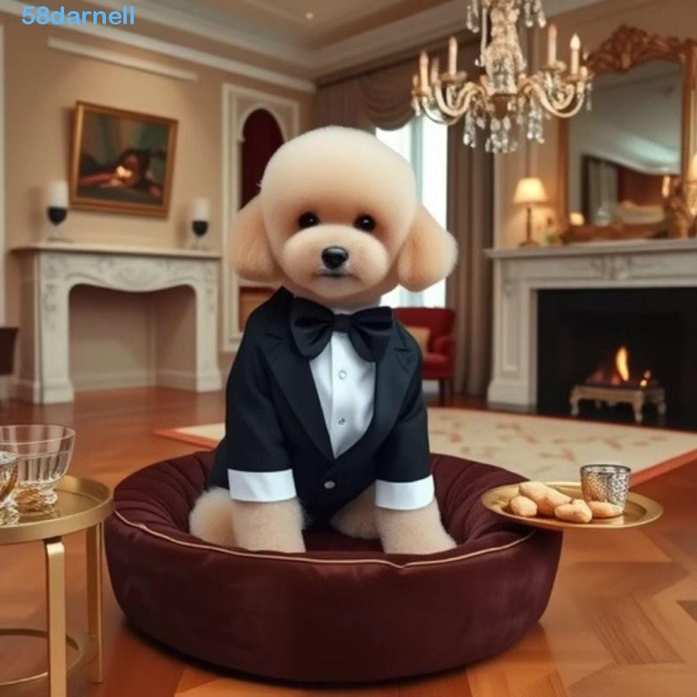 DARNELL Dog Tuxedo, Bow Tie Formal Dog Suits, Chihuahua Shirt Puppy ...
