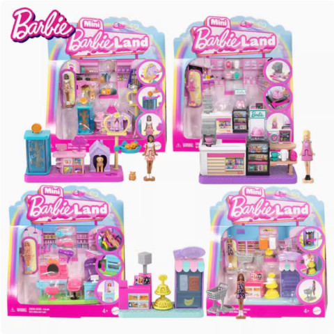 Barbie Mini Barbie Paradise Mansion Series Dream Color-changing Toys ...
