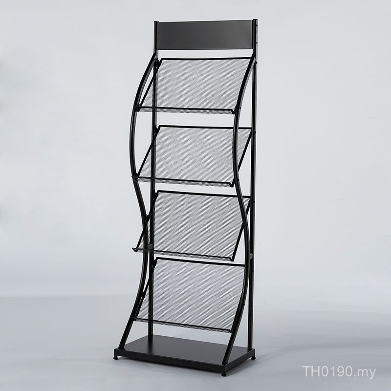 Newspaper Rack Promotional Magazine Multi-Layer Floor-standing Data ...