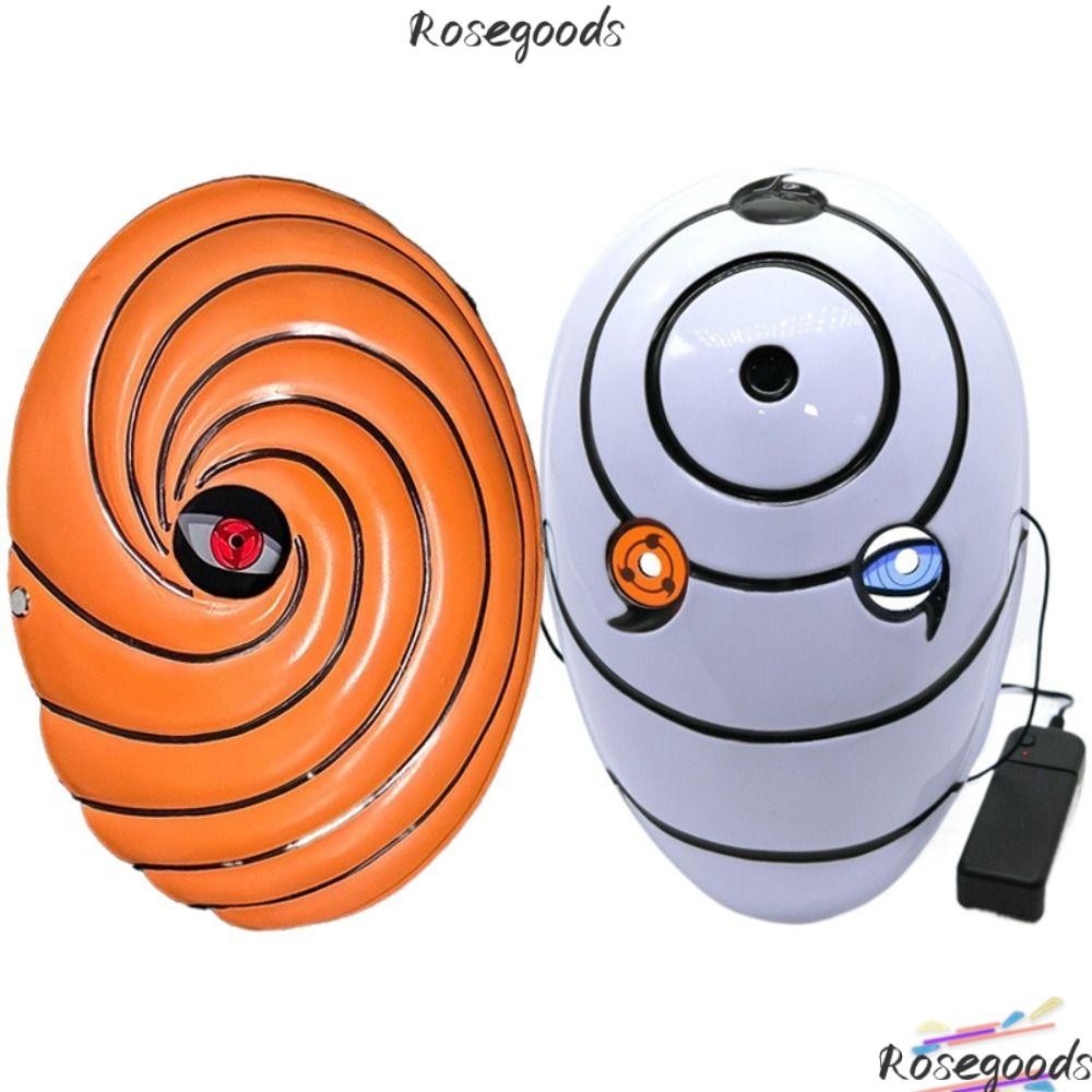 ROSEGOODS Sharingan Face Cover, Uchiha Obito Role Play Glowing Naruto ...