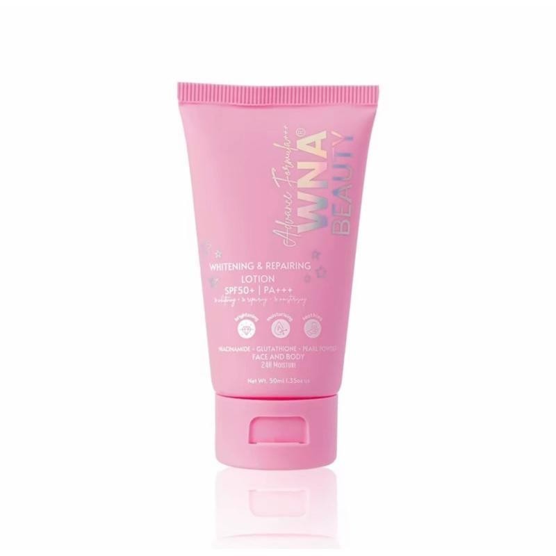 WNA WHITENING & REPAIRING LOTION FACE & BODY LOTION 50ML | Shopee Malaysia