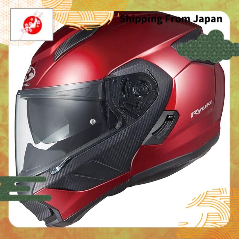 (From Japan)OGK KABUTO Motorcycle Helmet System RYUKI Shiny Red (Size:L) | Shopee Malaysia