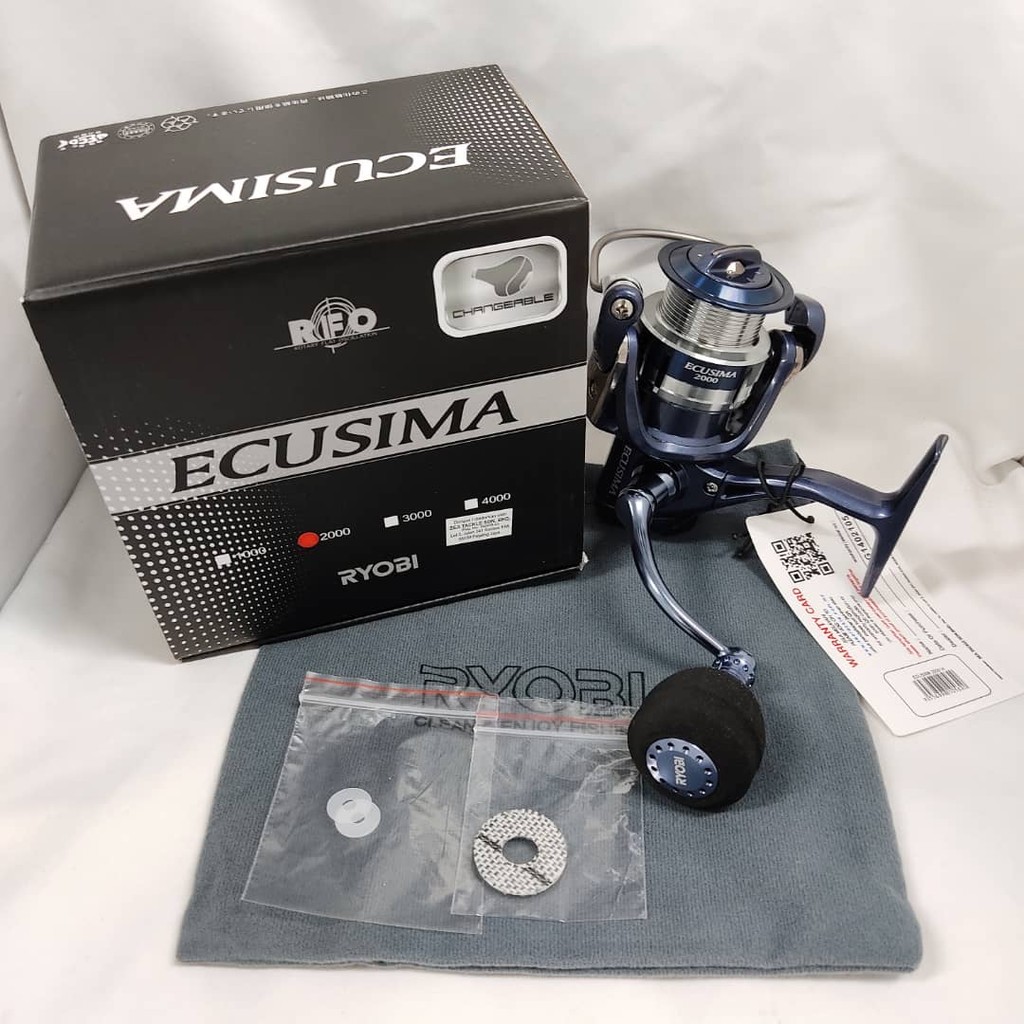 REEL, RYOBI ECUSIMA VI SPINNING (BLUE) | Shopee Malaysia