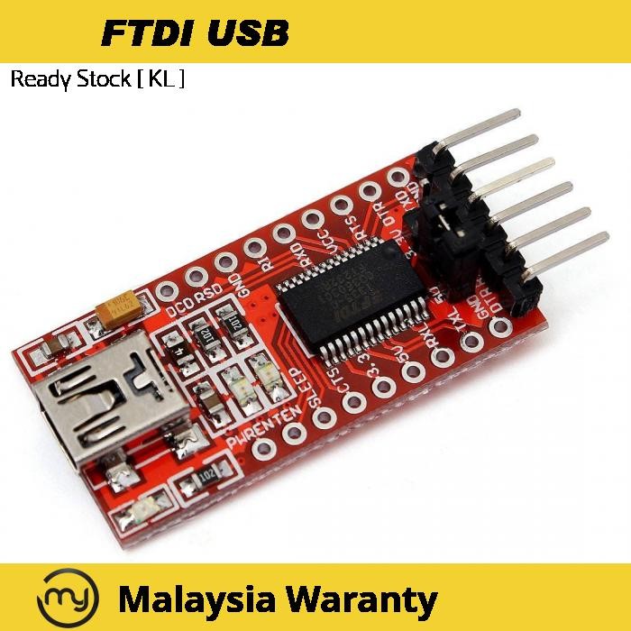 FT232RL FTDI232 USB to TTL Serial Adapter Module Mini Port Arduino ...