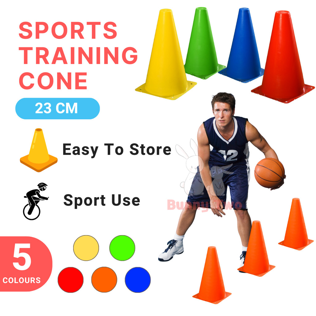 Marker Sports Kon 23cm Sports Training Cone Plastic Skittle Soccer ...