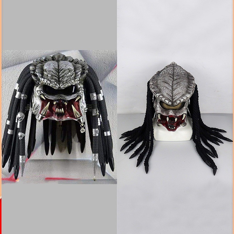 Same Style Alien Wars Predator Halloween Mask cos Horror Latex Headgear ...
