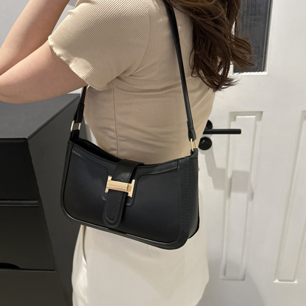 BBD Women's Leather Plain Style Shoulder Bag BG1033 | Shopee Malaysia